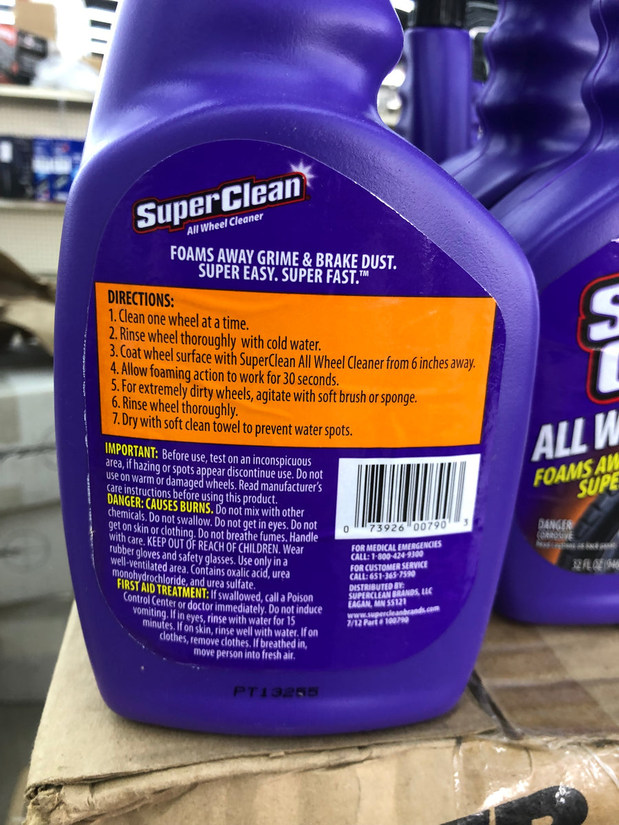 SUPER CLEAN ALL WHEEL CLEANER 32 ounce – The Speedshop